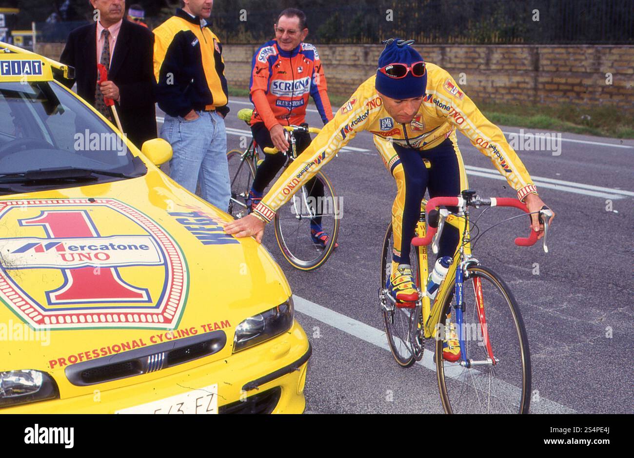 Italian professional road racing cyclist Marco Pantani, 1997 Stock ...