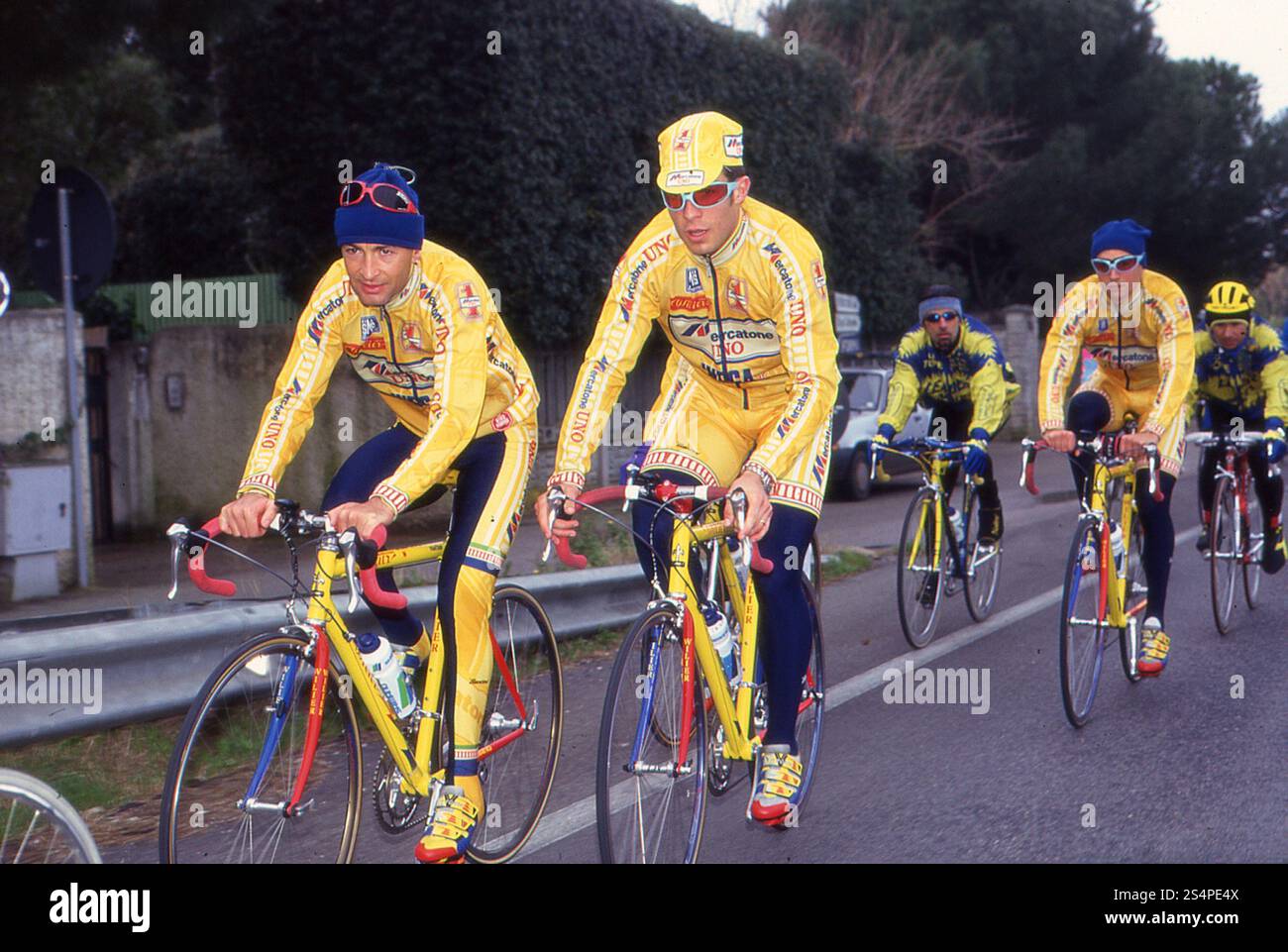 Italian professional road racing cyclist Marco Pantani, 1997 Stock ...