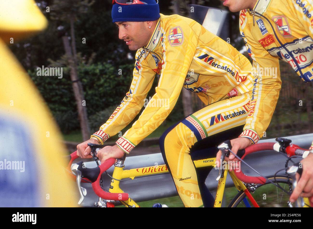 Italian professional road racing cyclist Marco Pantani, 1997 Stock ...