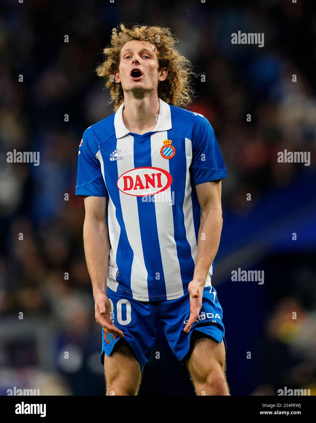 Alex Kral of RCD Espanyol during the La Liga match between RCD Espanyol ...