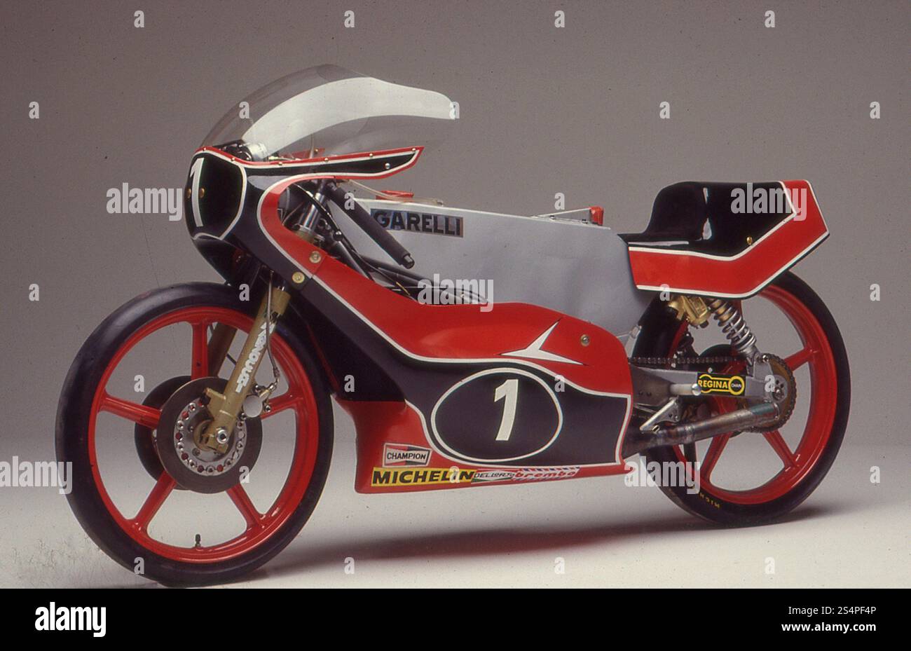 Italian race motocycle Garelli 125 cc GP, 1982 Stock Photo - Alamy