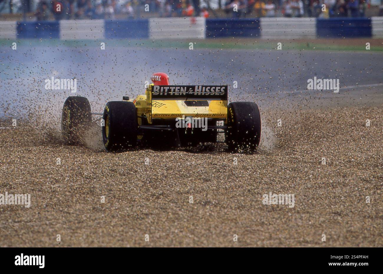 German motorsports racing driver Ralf Schumacher on Jordan Peugeot F1 ...