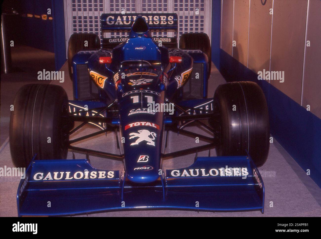 Prost AP01 F1 race car number 11 launch, 1998 Stock Photo - Alamy