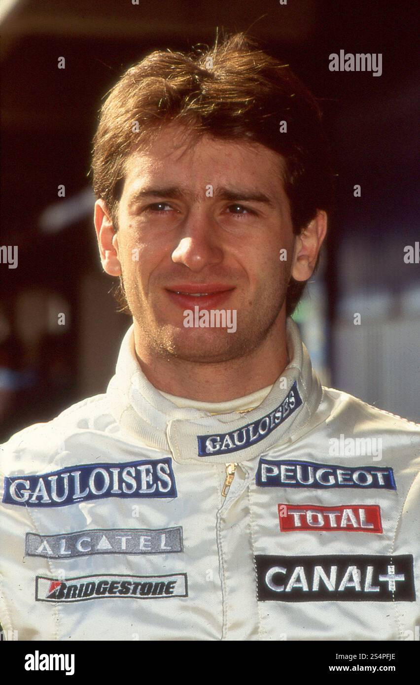 Italian F1 motorsports racing driver Jarno Trulli, 1998 Stock Photo - Alamy