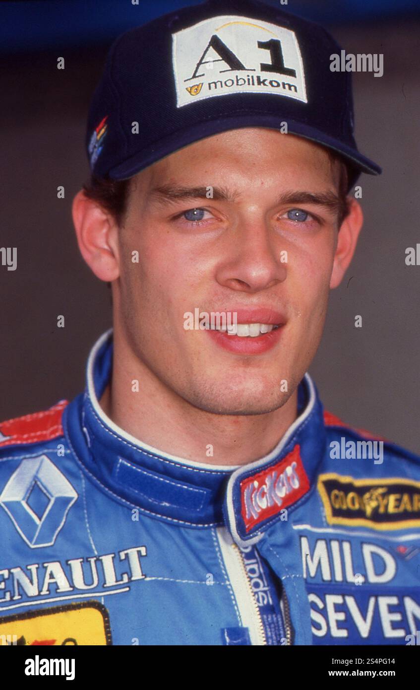 Motorsports F1 racing driver Austrian Alexander Wurz, 1997 Stock Photo ...