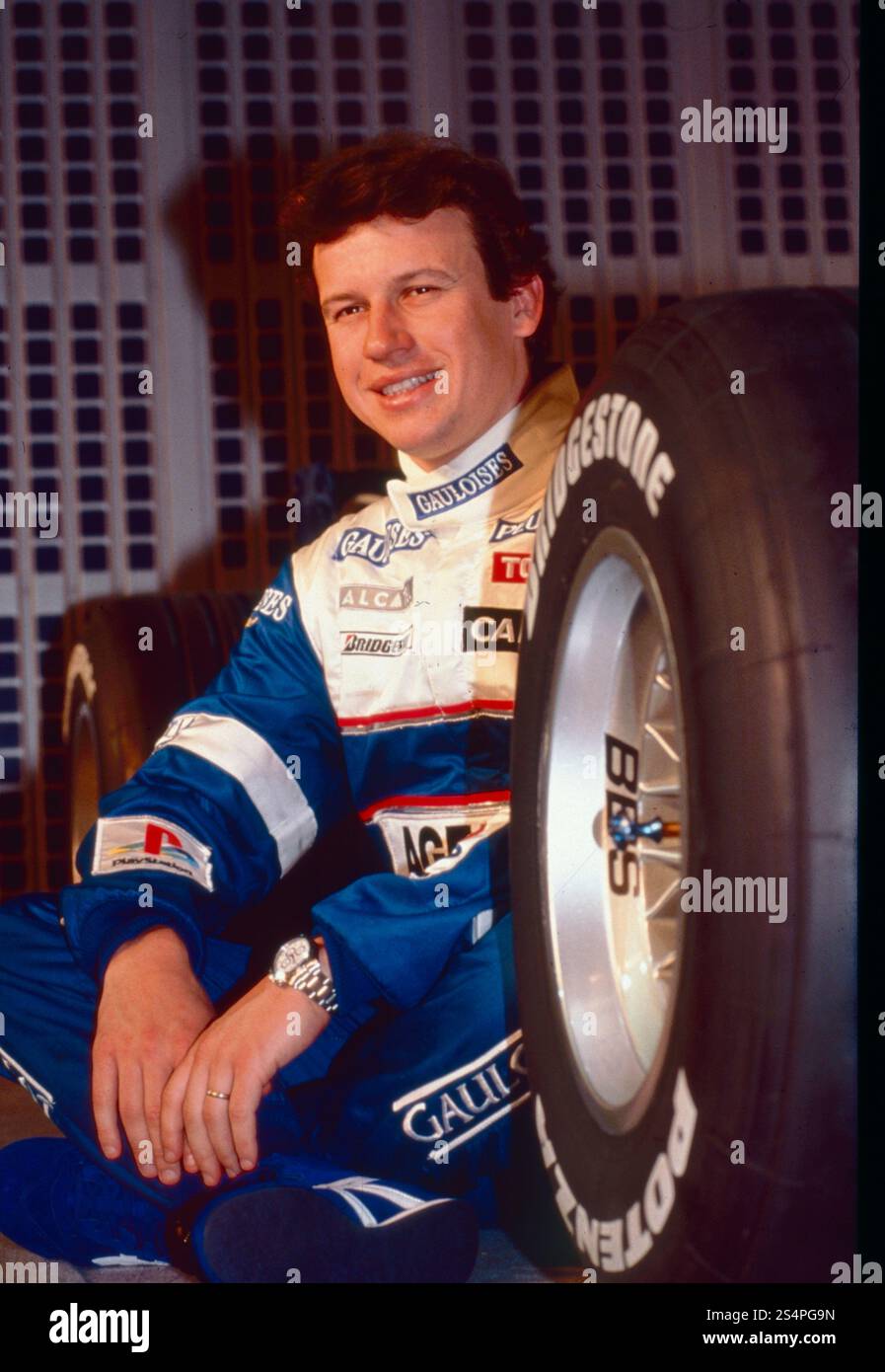 French F1 motorsports racing driver Olivier Panis, 1998 Stock Photo - Alamy