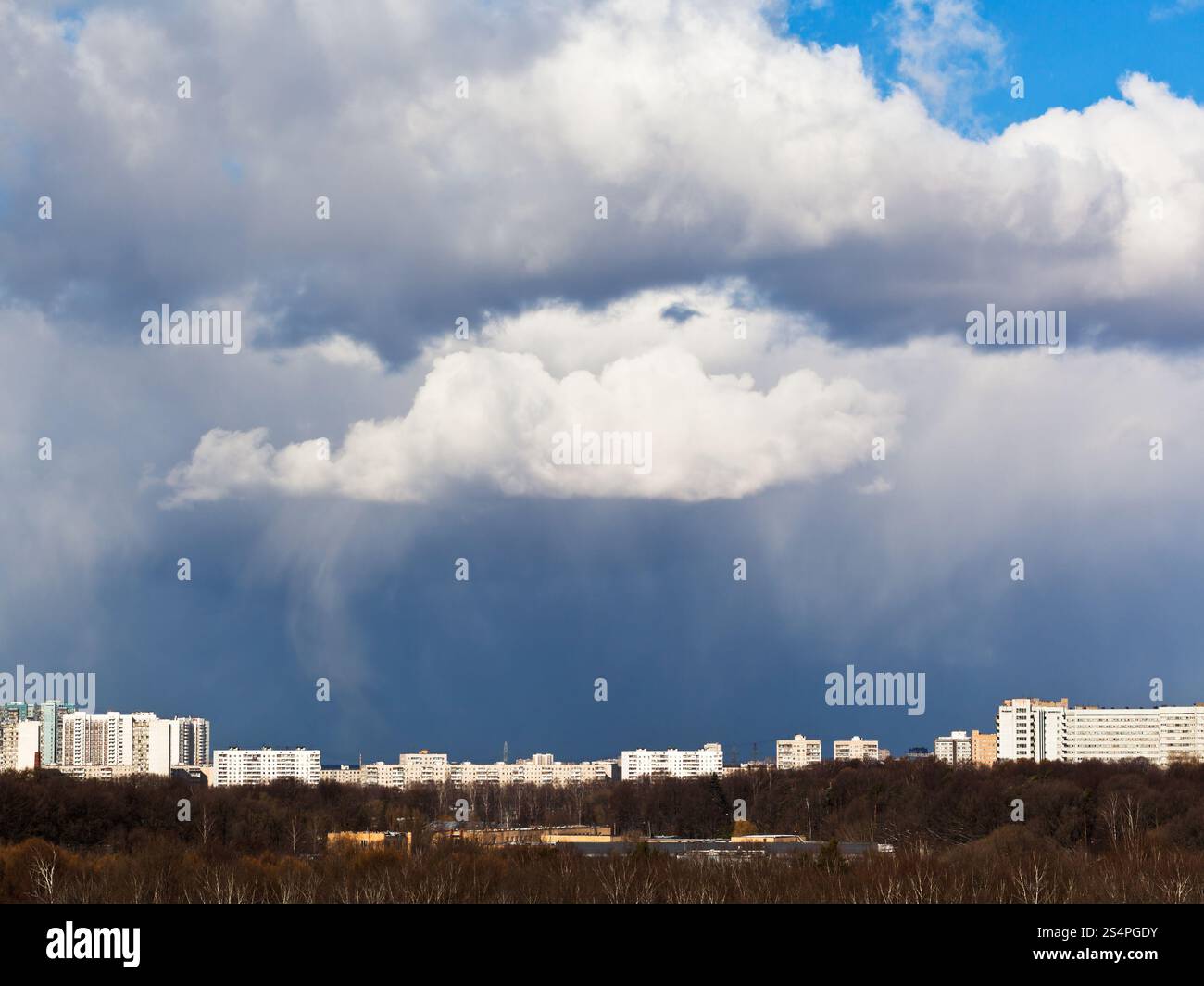 Rain snow over residential hi-res stock photography and images - Alamy