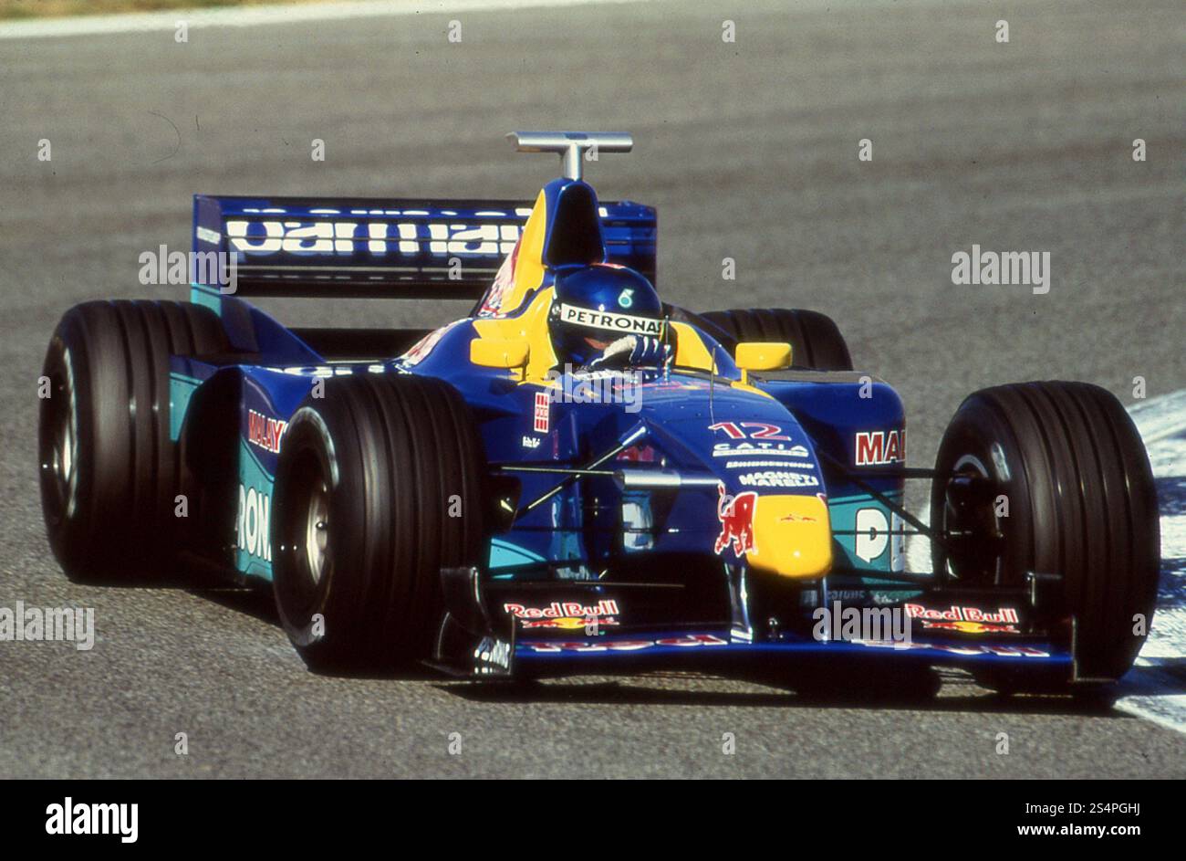 Brazilian motorsports racing driver Pedro Paulo Diniz on Sauber ...