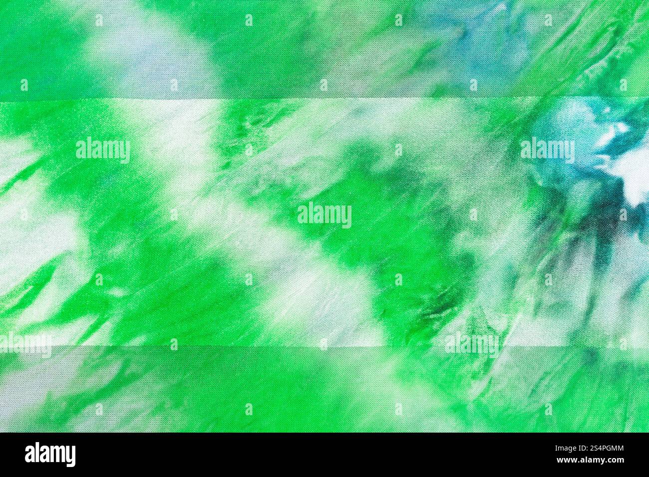 batik - abstract green striped pattern on silk fabric Stock Photo - Alamy