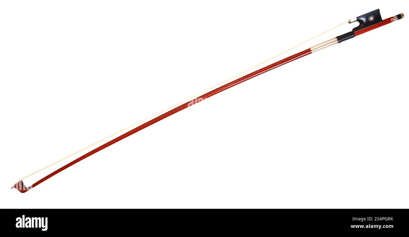 transitional french violin bow isolated on white background Stock Photo ...