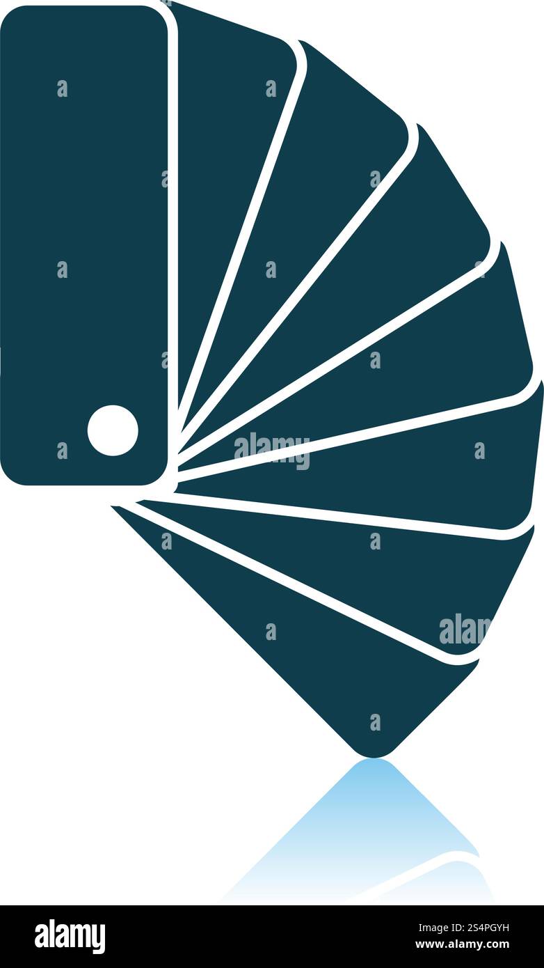 Color Samples Icon. Shadow Reflection Design. Vector Illustration Stock Vector Image & Art - Alamy