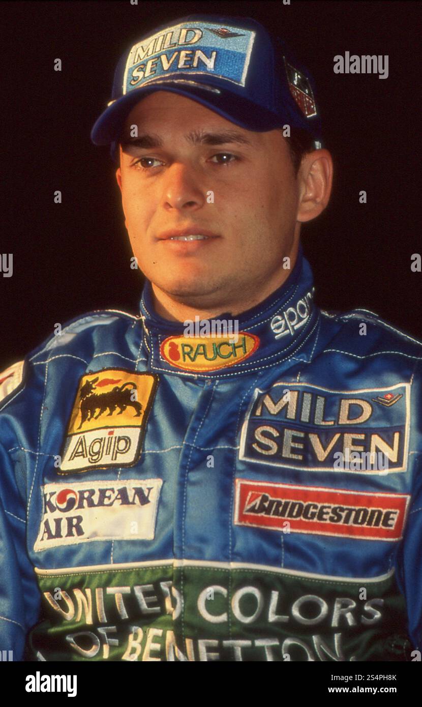 Italian Formula One motorsports racing driver Giancarlo Fisichella of ...