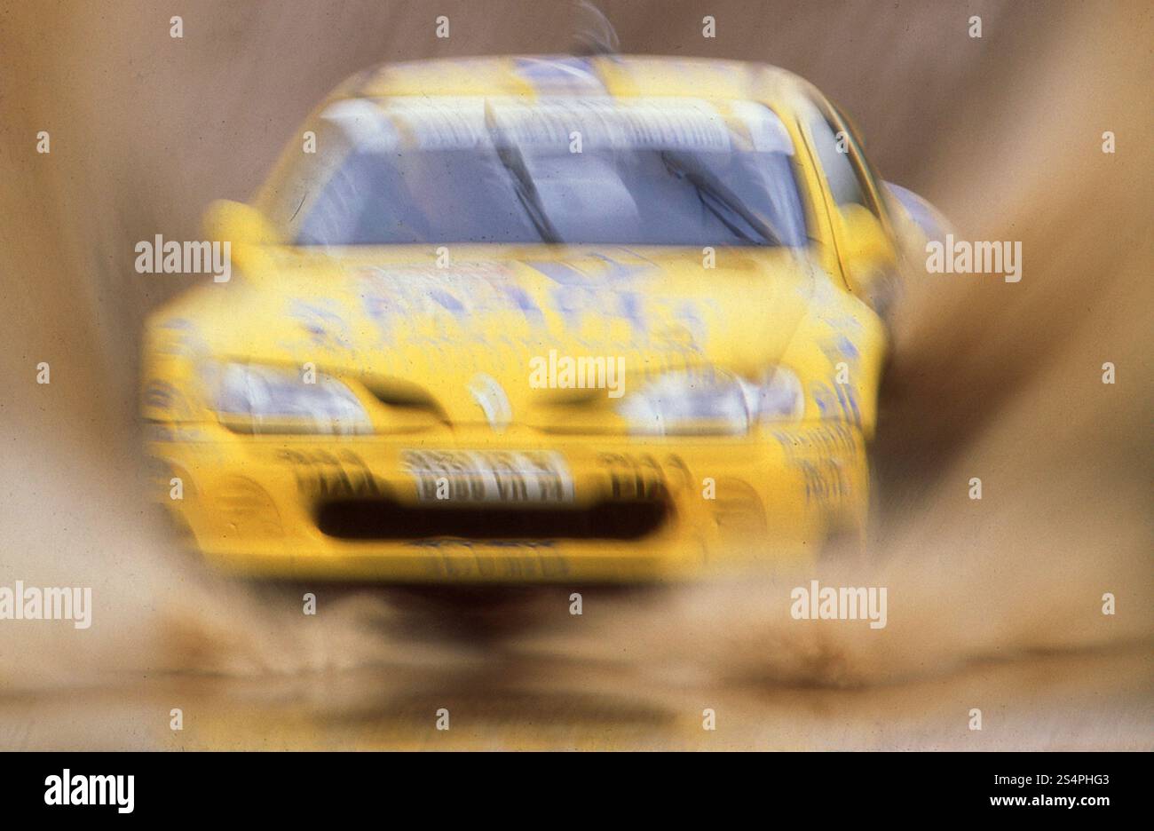 British car race driver Robbie Head at the RAC Rally, 1997 Stock Photo ...