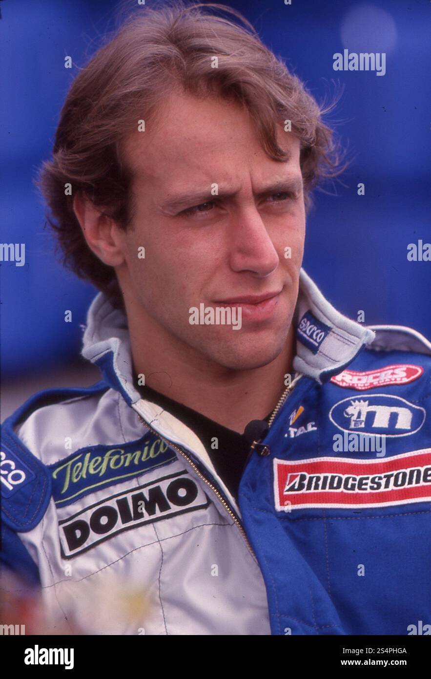 Italian Formula One motorsports racing driver Luca Badoer, 1999 Stock ...