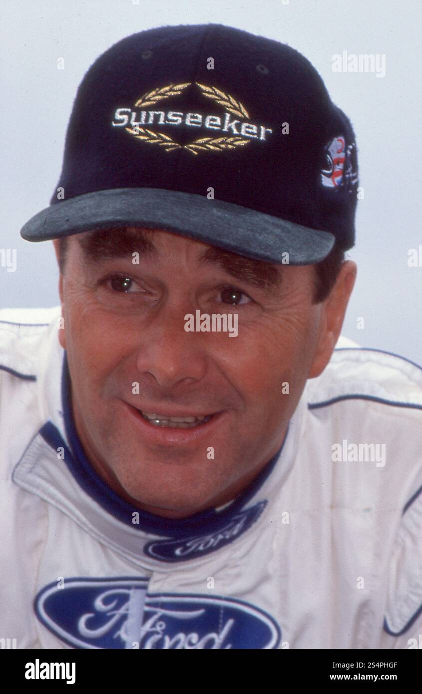 British motorsports racing driver Nigel Mansell, 1998 Stock Photo - Alamy