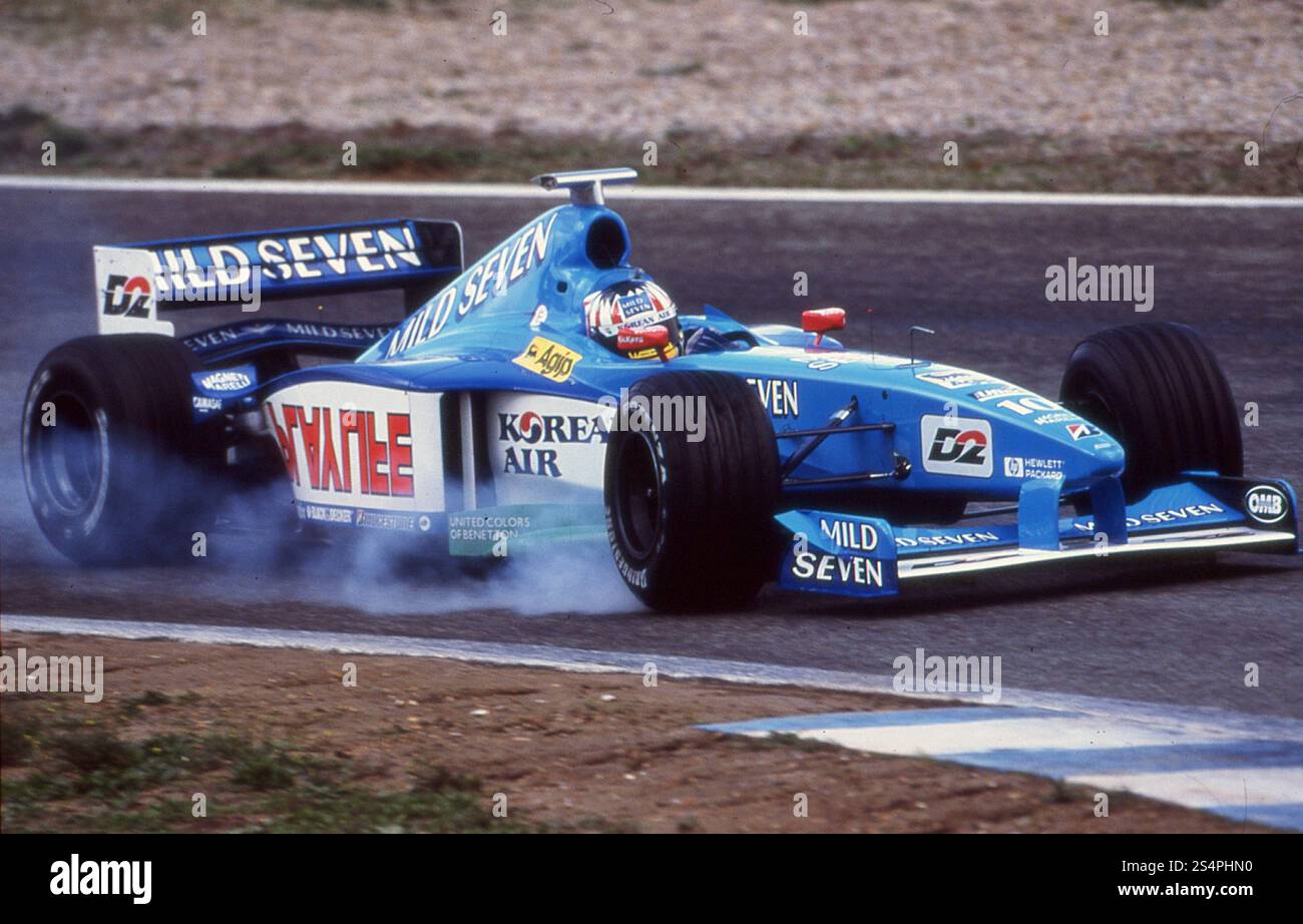 Motorsports F1 racing driver Austrian Alexander Wurz on Benetton ...