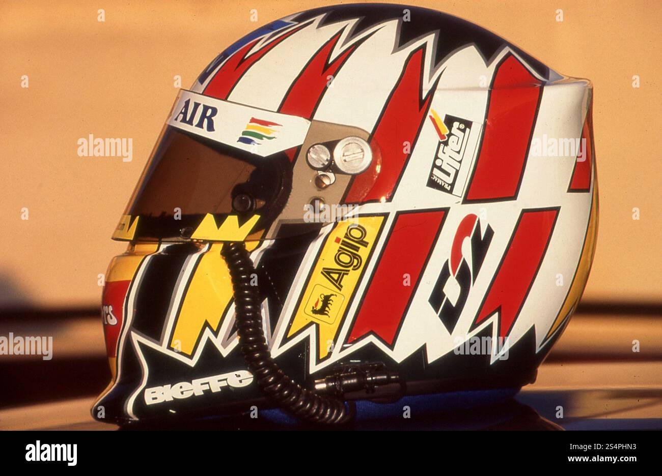 Motorsports F1 racing driver Austrian Alexander Wurz's helmet of ...