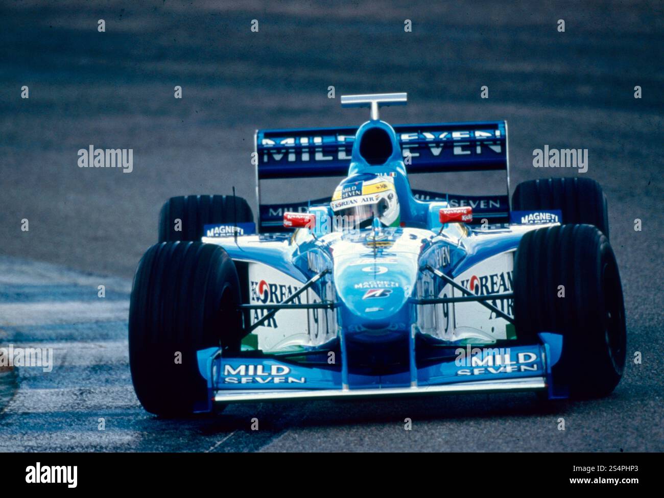 Italian Formula One motorsports racing driver Giancarlo Fisichella of ...