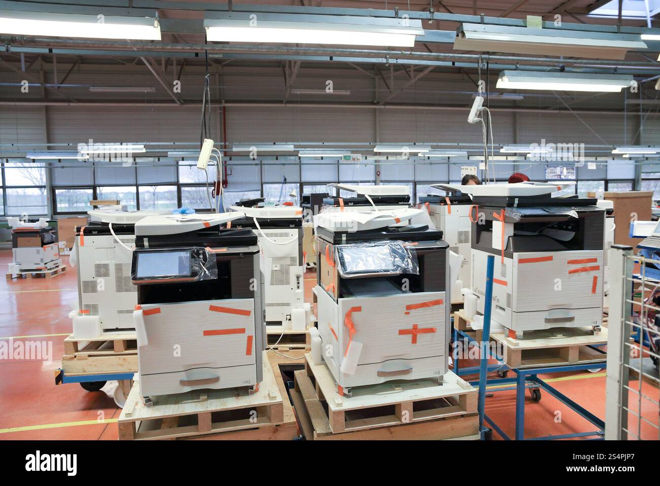 production of office devices on factory Stock Photo - Alamy