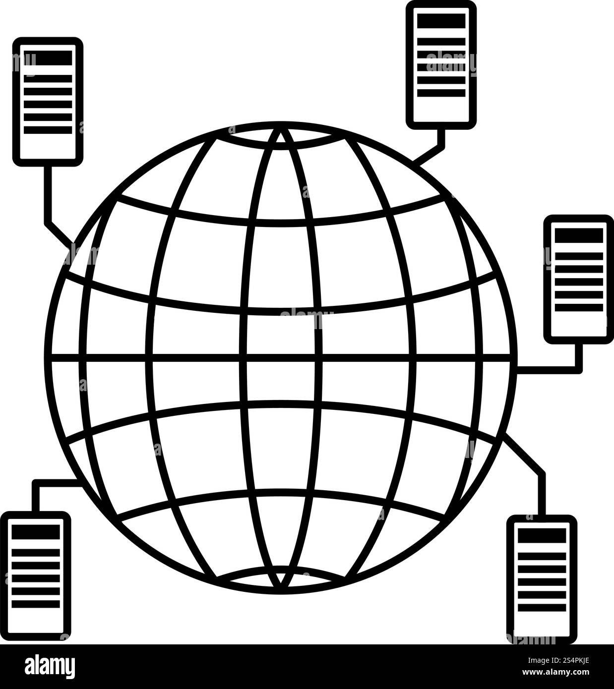 Big Data Icon. Outline Simple Design. Vector Illustration Stock Vector Image & Art - Alamy