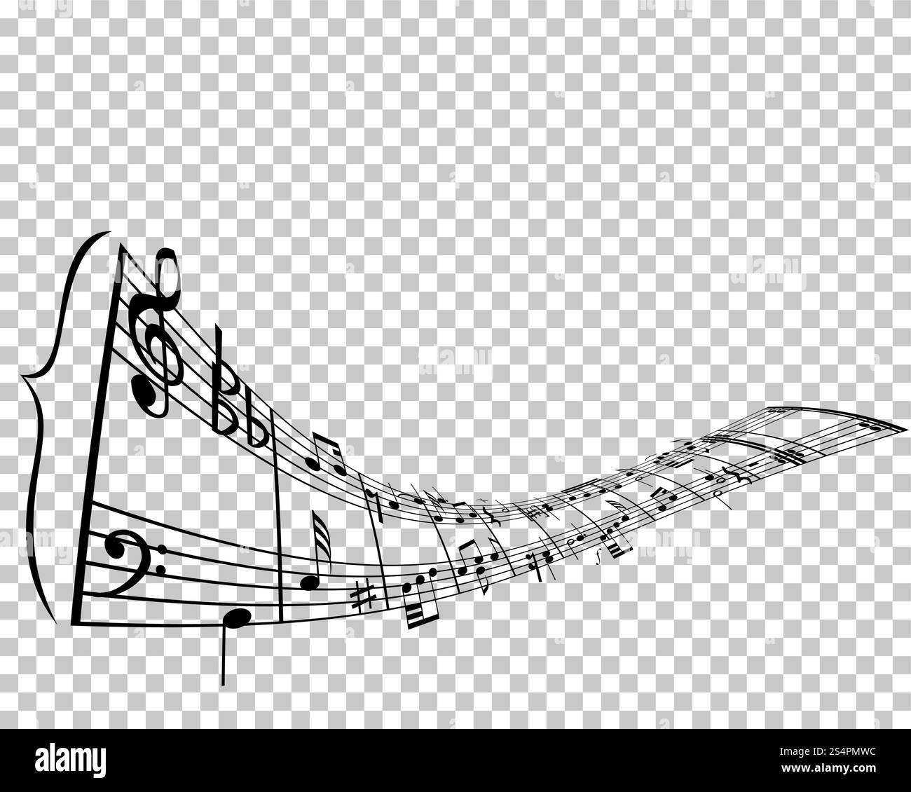 Vector Notes Design With Transparency Grid on Back. Vector Illustration ...