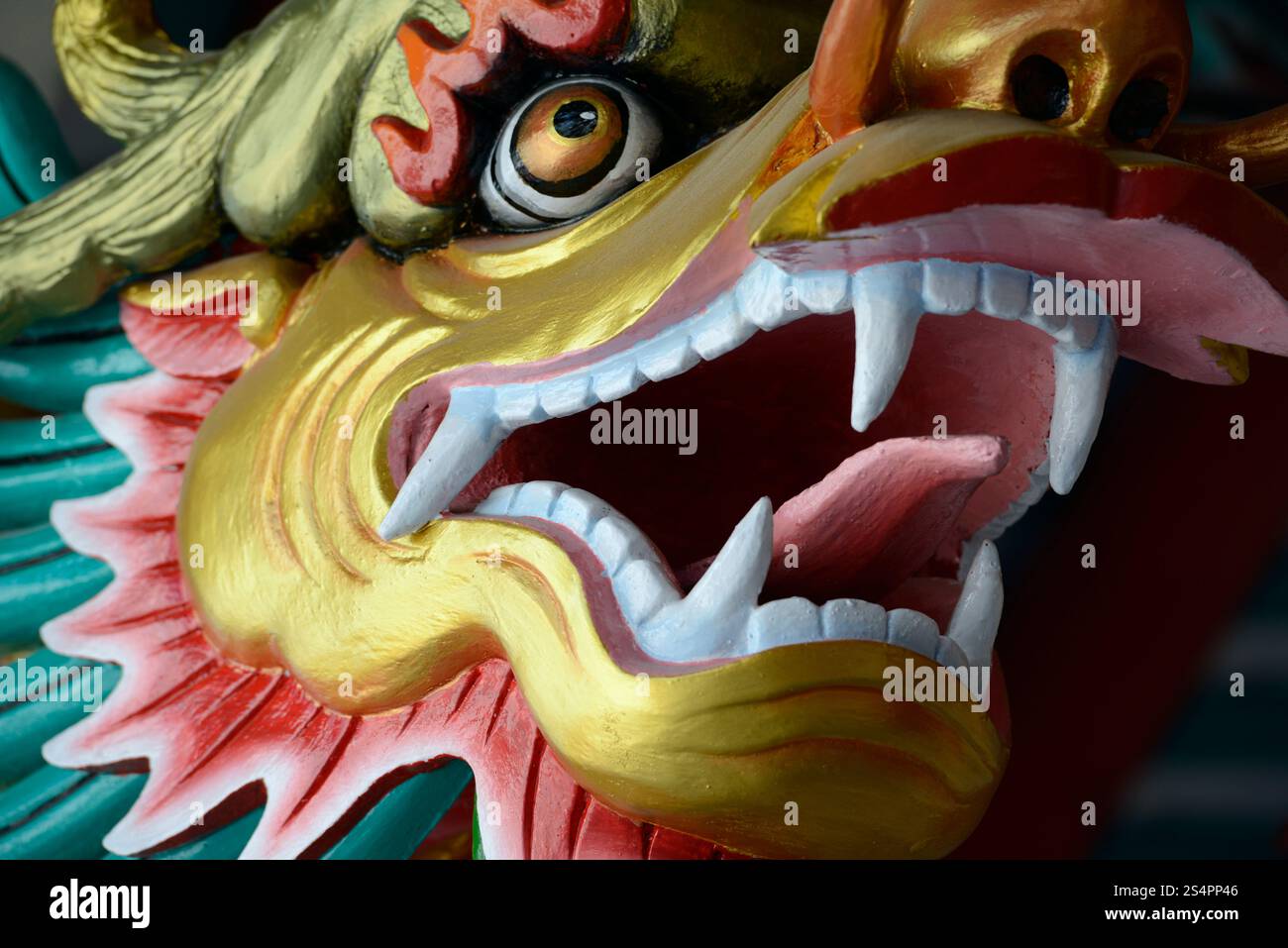 a chinese Temple at the Saphan Taksin Bridge at the Mae Nam Chao Phraya ...