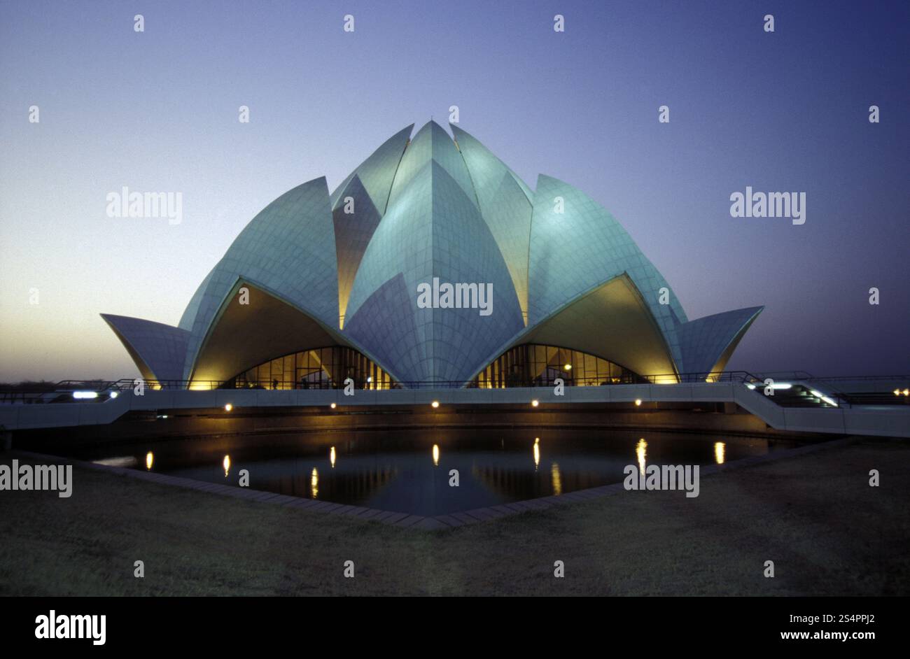 the Lotus Tempel in the city of New Delhi in India. ASIA INDIA DELHI ...