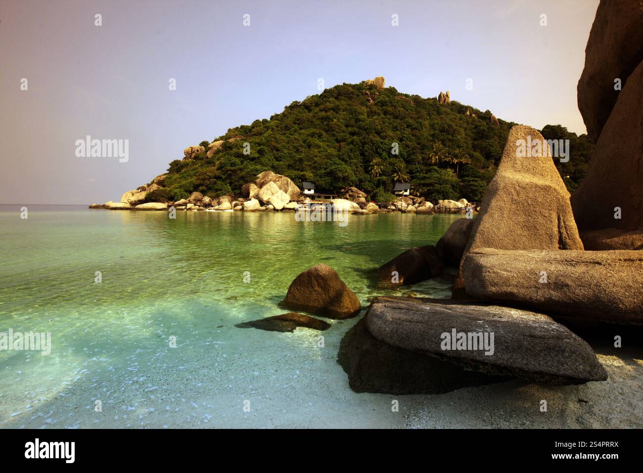 the smal Island of Ko Nang Yuan near the Ko Tao Island in the Gulf of ...