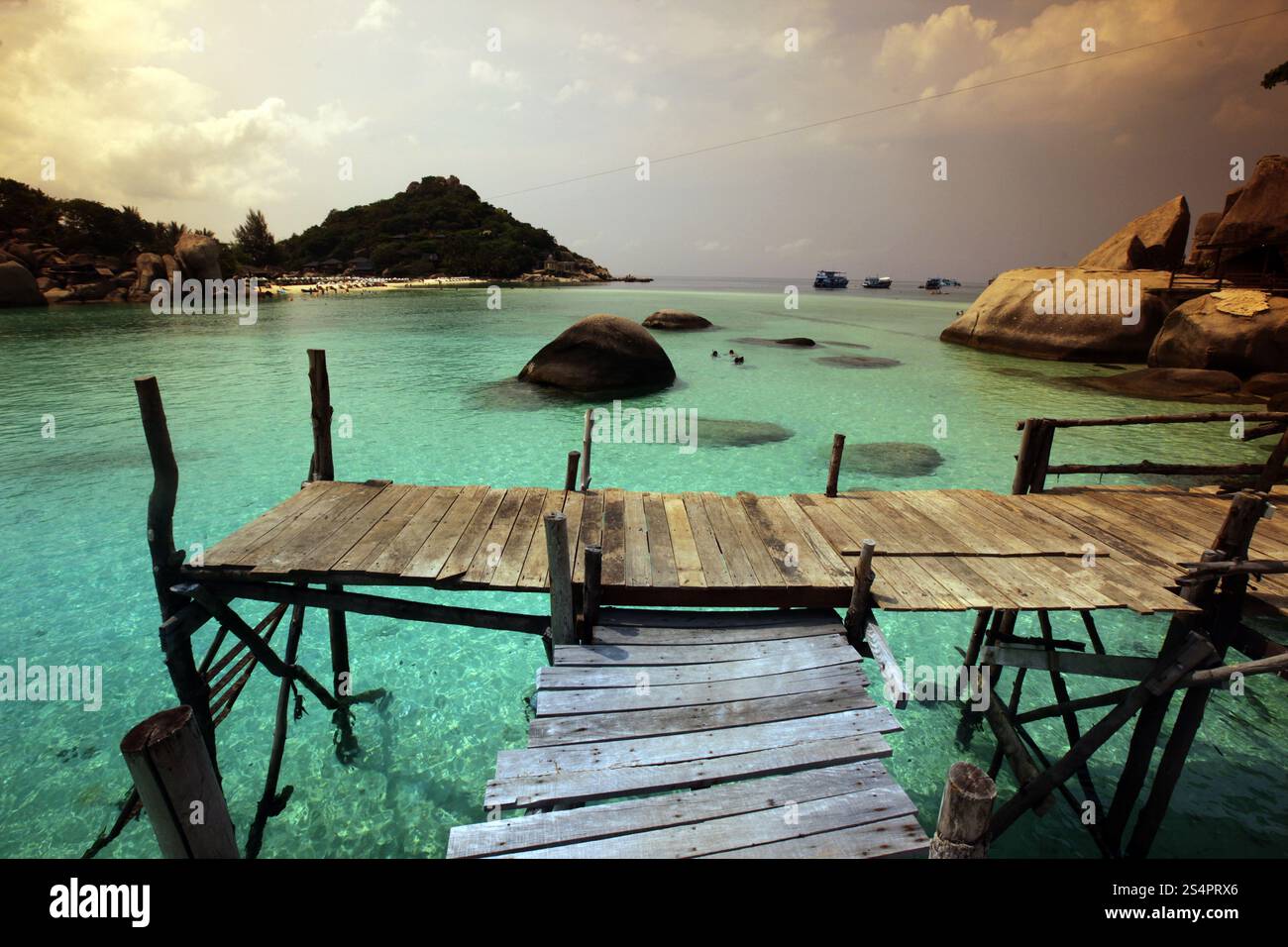 the smal Island of Ko Nang Yuan near the Ko Tao Island in the Gulf of ...