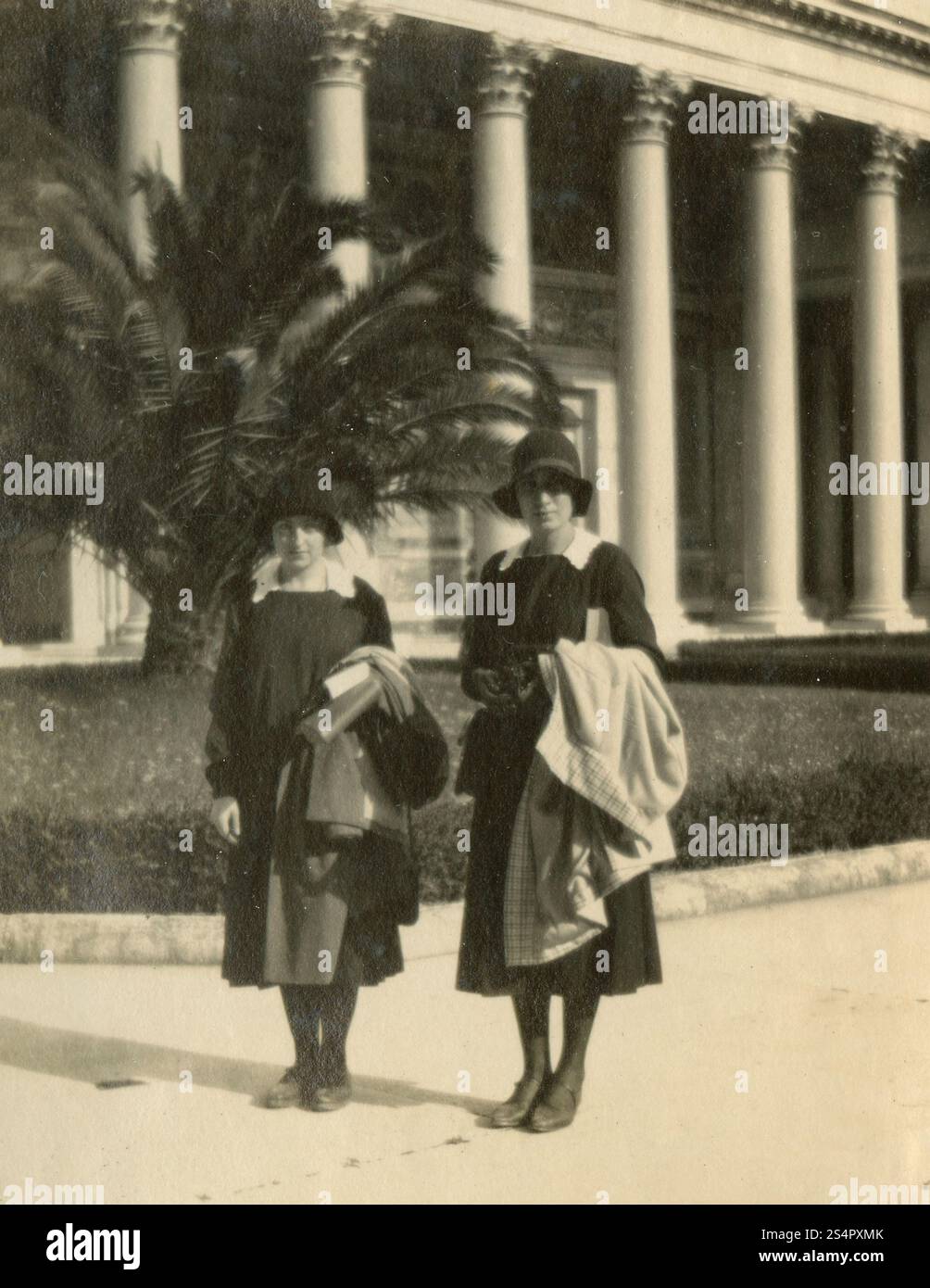 School girls visiting St Paul's Cathedral, Rome, Italy 1929 Stock Photo ...