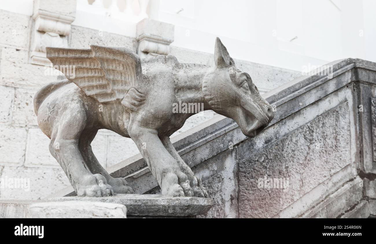chimera statue of Livadiya Palace, Crimea Stock Photo - Alamy