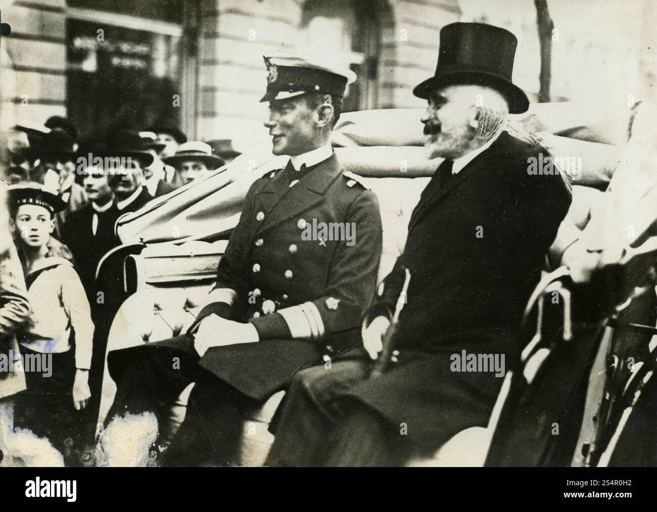 Luigi Amedeo Duke of Abruzzi and Italian Ambassador Riccardo Bollati ...