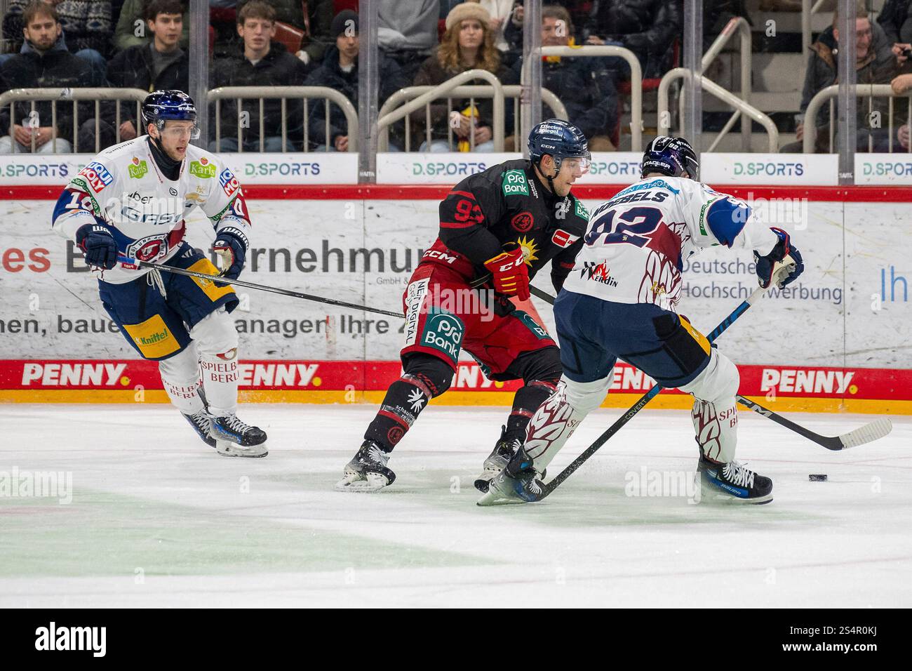 12.01.2025, Eishockey: Penny DEL, Saison 2024/2025, 36. Spieltag ...
