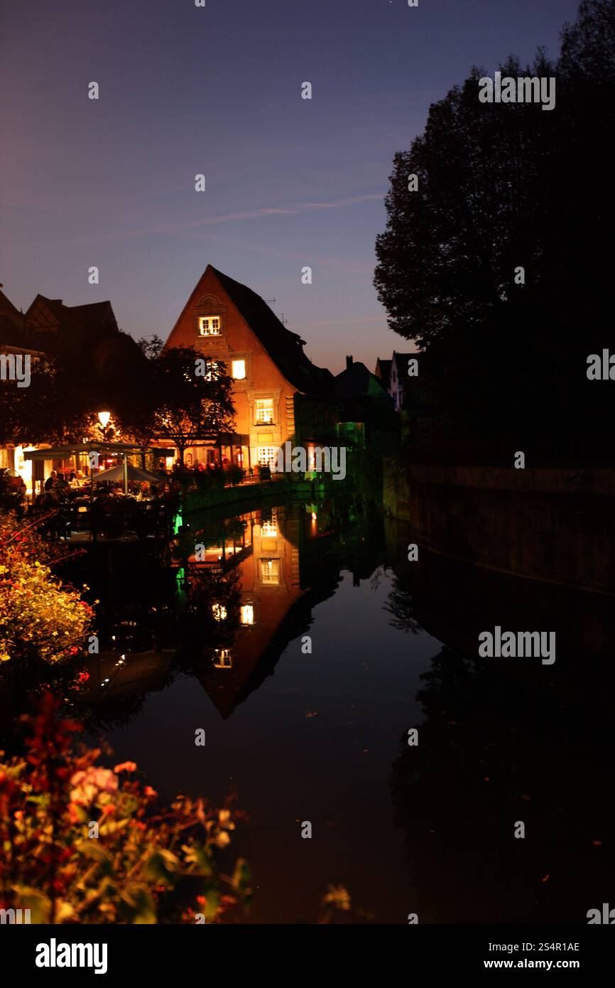 the Market Hall in the old city of Colmar in the province of Alsace in ...
