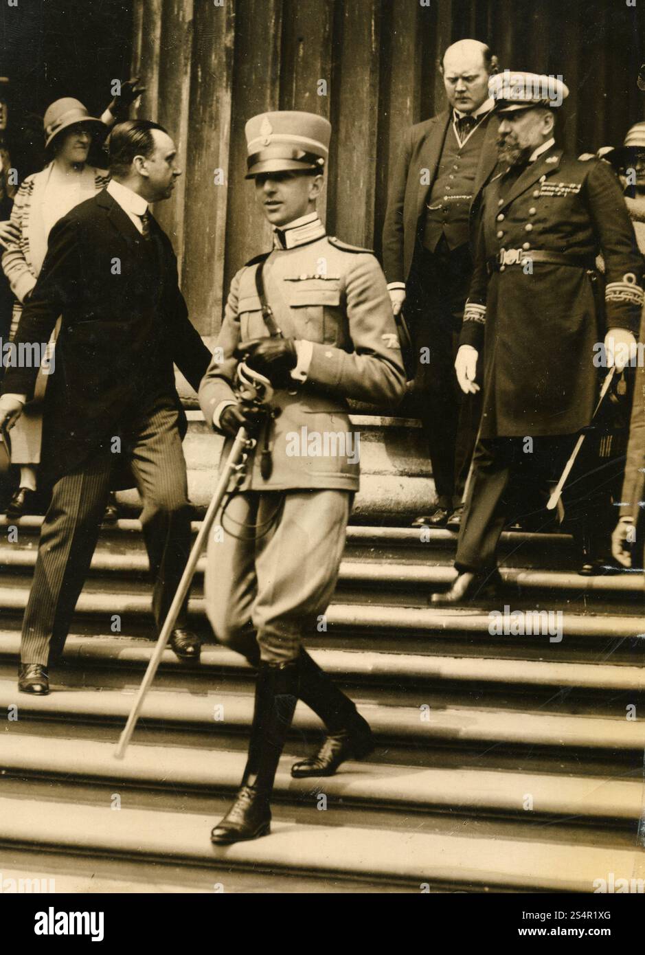 Umberto,Crown Prince of Italy leaving the British Museum, London, UK ...