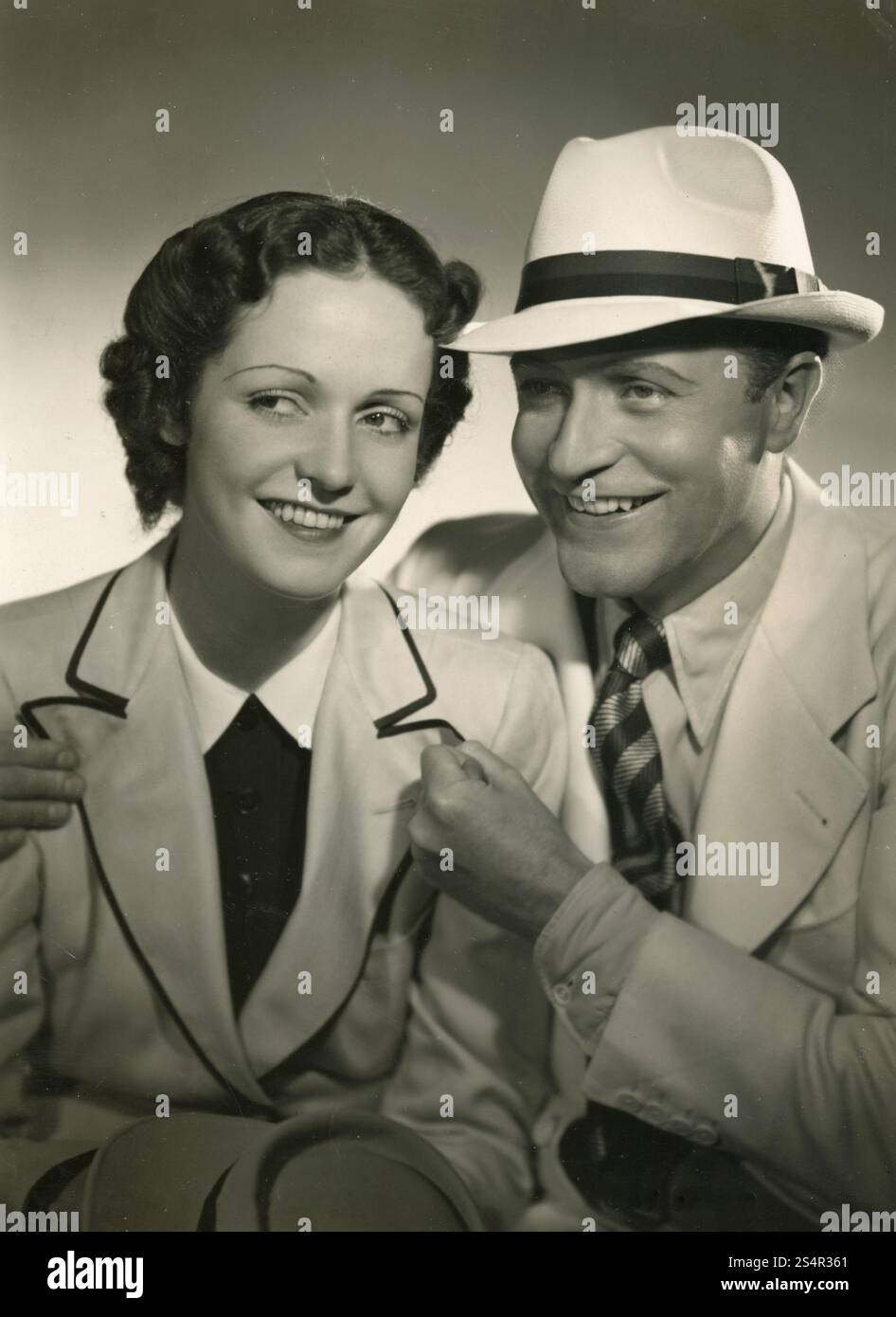 German actors Maria von Tasnady and Willy Fritsch in the movie Strife ...