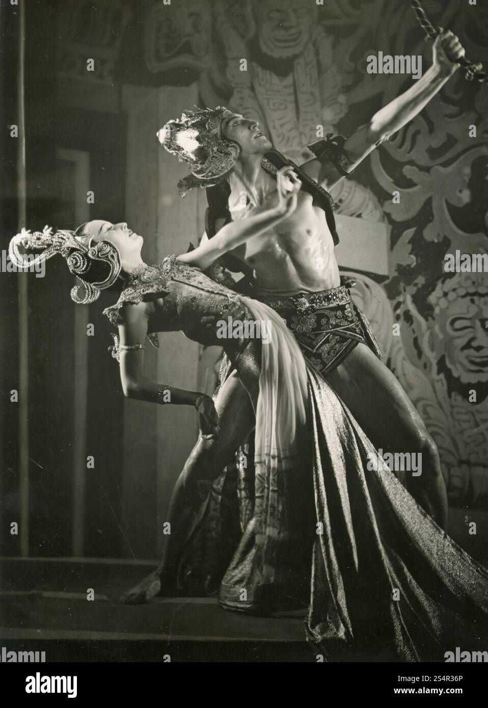 British-German actress Lilian Harvey and actor Hubert I. Stowitts in ...