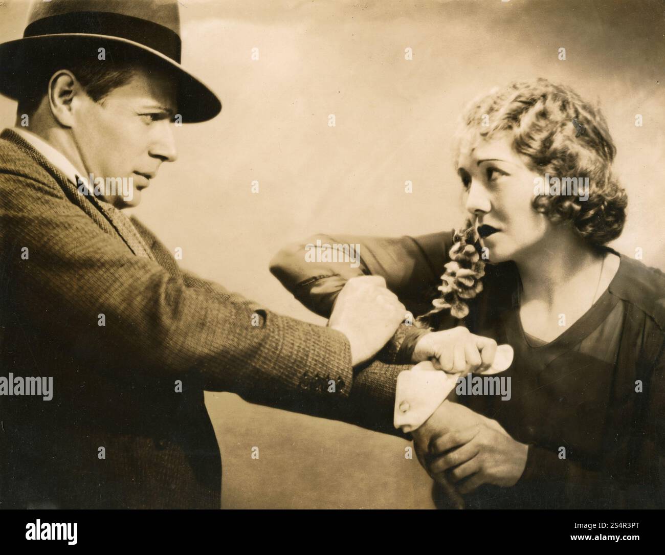 French actors Pierre Richard-Willm and Odette Florelle in the movie ...