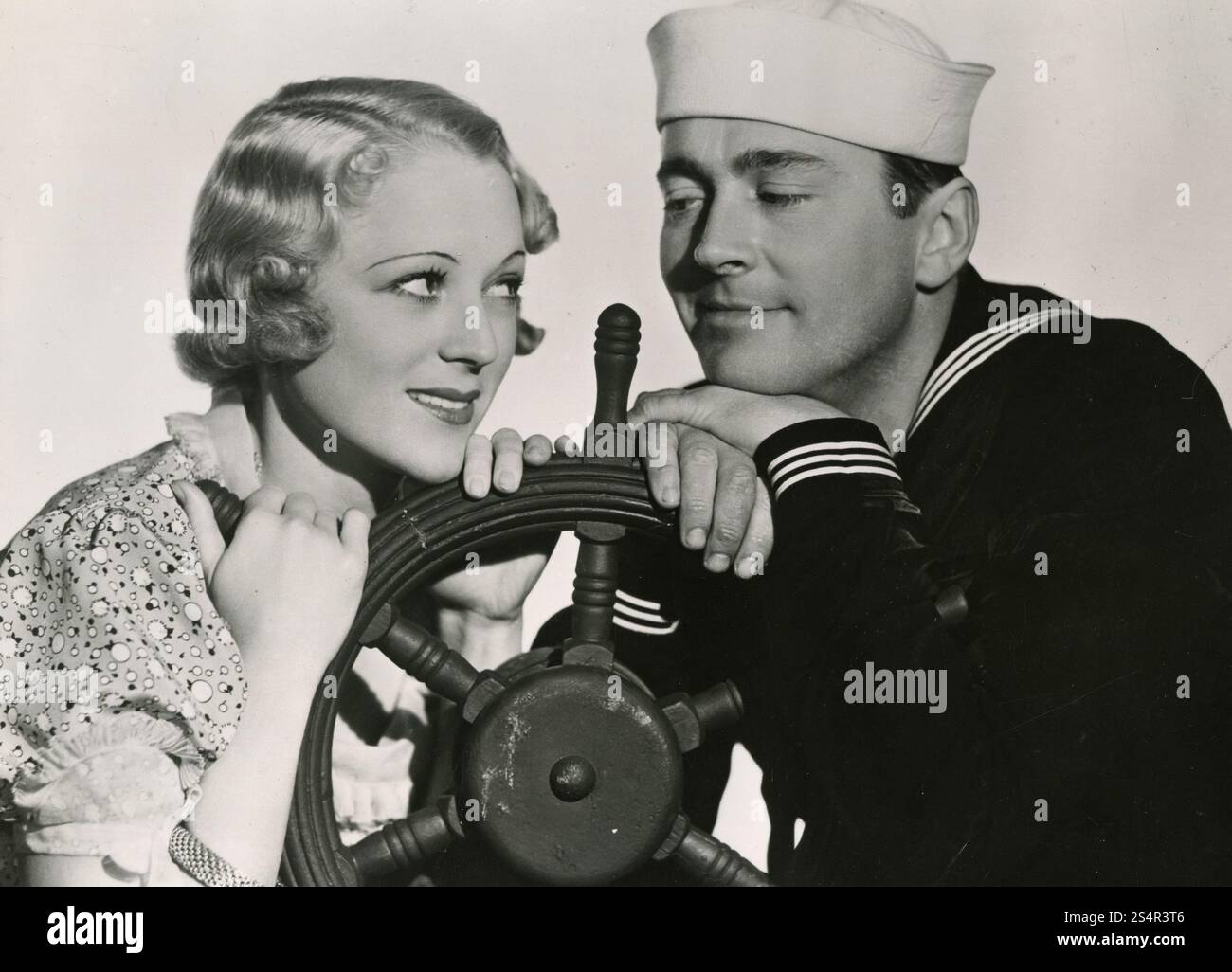 Actors Sally Eilers and James Dunn in the movie Sailor's Luck, USA 1933 ...