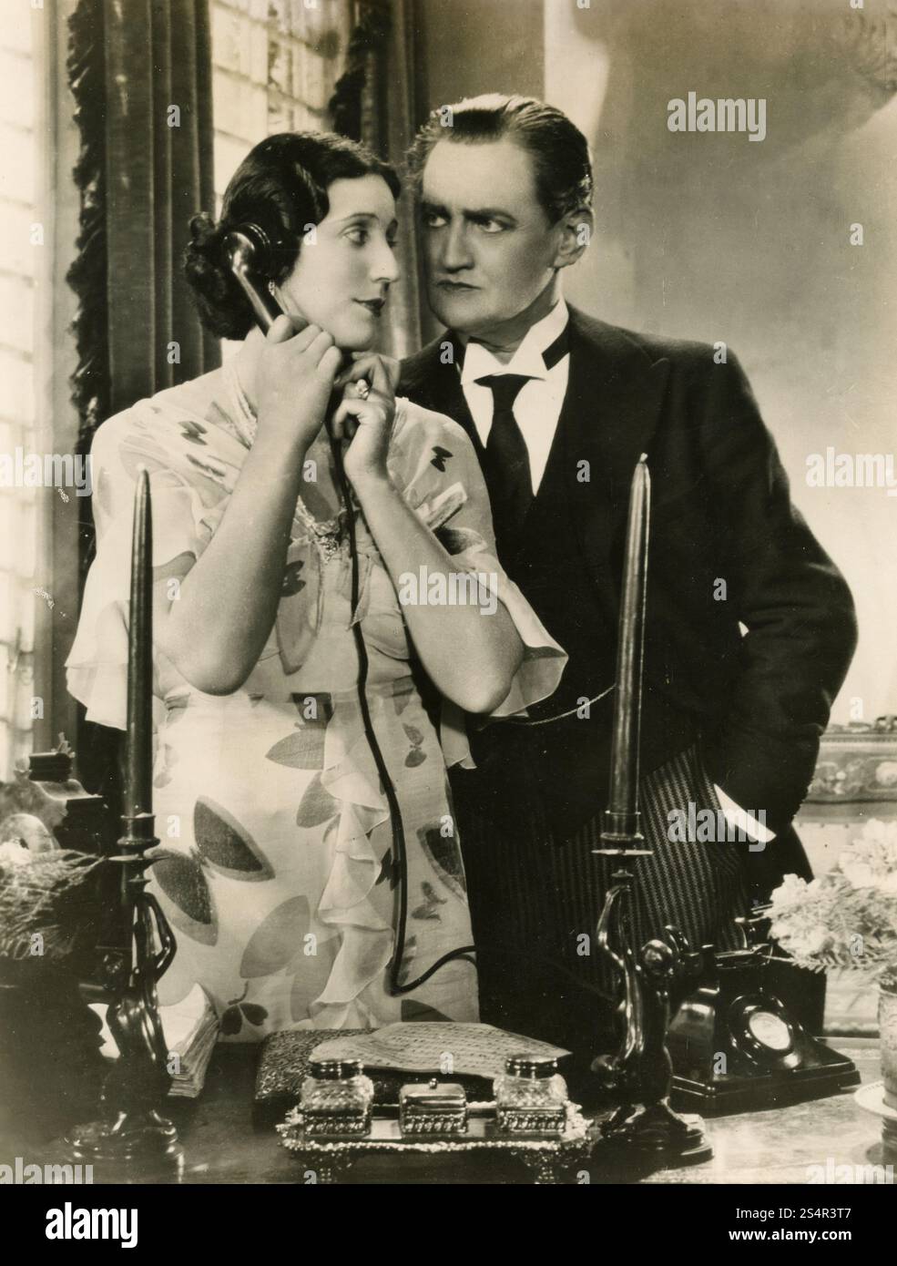 Actors Dorothy Dix and Henry Ainley in the movie The First Mrs. Fraser ...