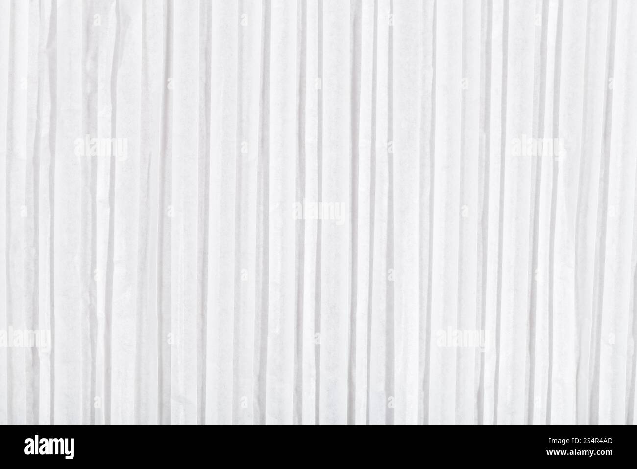 background from sheet of white corrugated paper close up Stock Photo ...