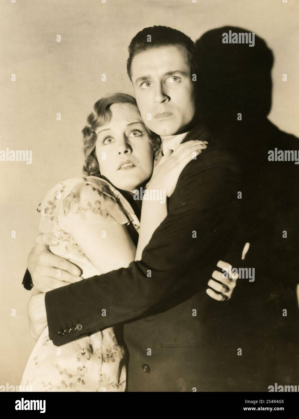 Actors William Bakewell and Madge Evans in the movie Guilty Hands, USA 1931 Stock Photo - Alamy