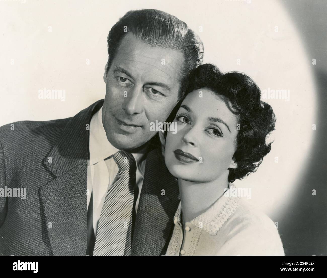 Actors Rex Harrison and Lilli Palmer in the movie The Four Poster, USA 1952 Stock Photo - Alamy
