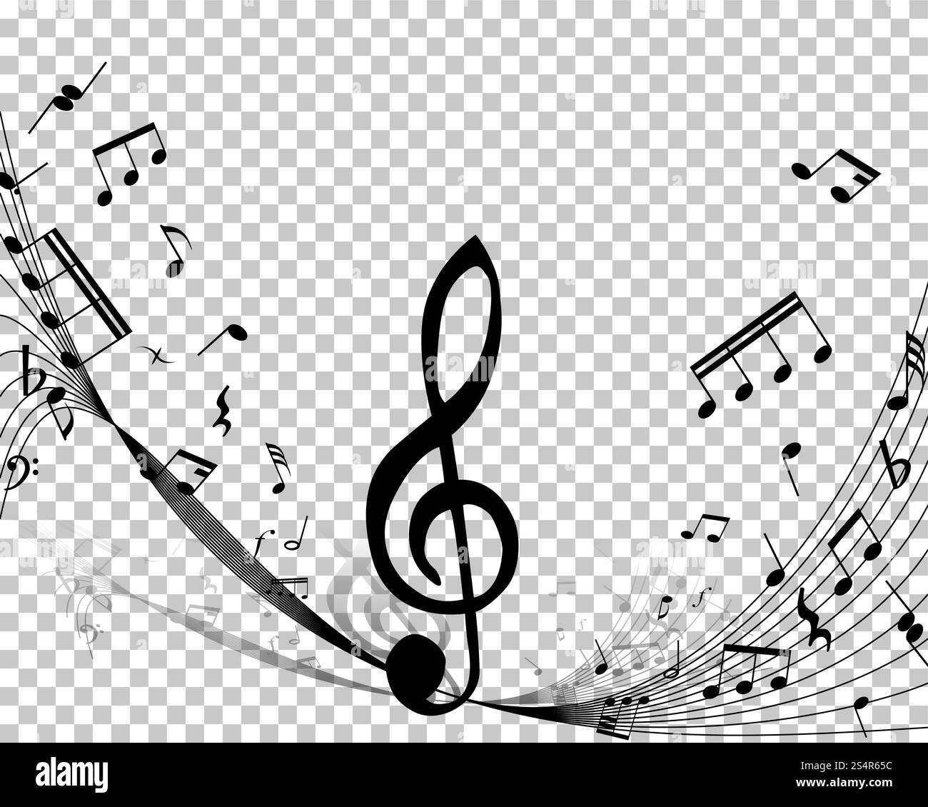 Vector Notes Design With Transparency Grid on Back. Vector Illustration ...