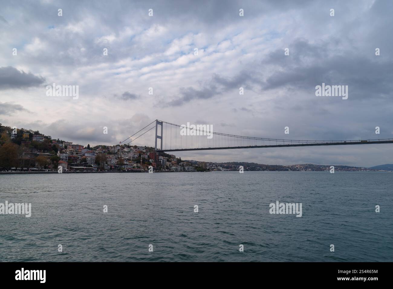 The Fatih Sultan Mehmet Bridge, also known as the Second Bosphorus ...