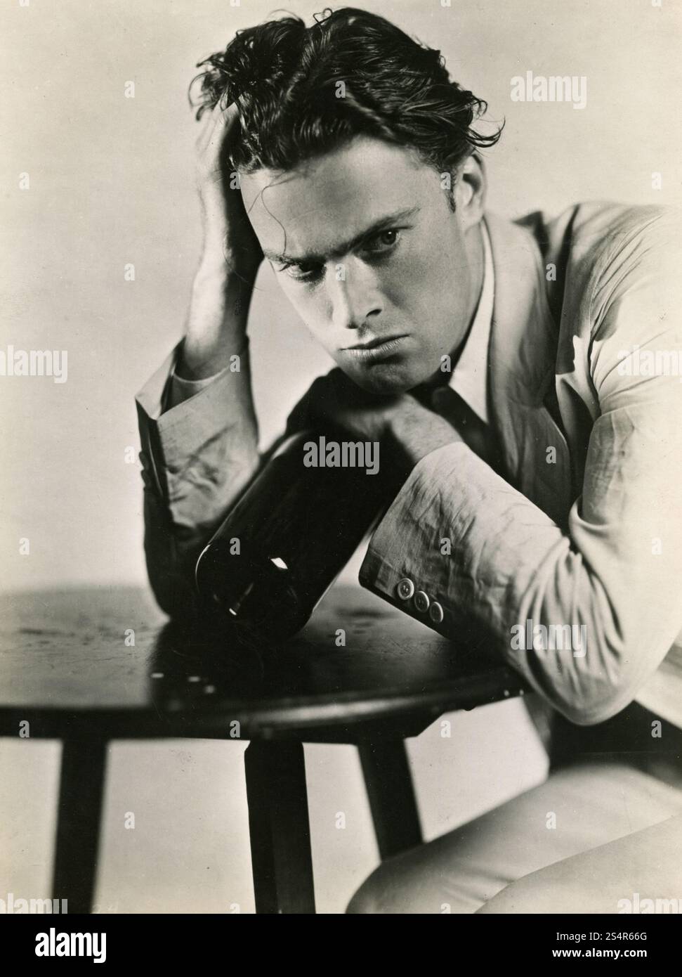 American actor Raymond Hackett in the movie The Sea Wolfd, USA 1930 ...