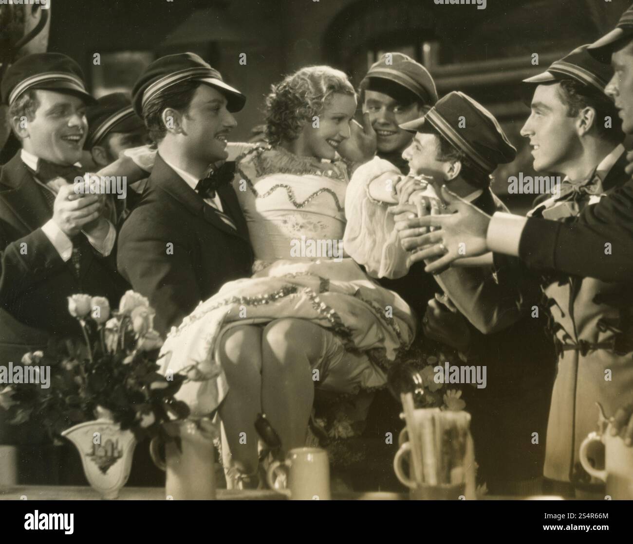 German actors Erich Fiedler and Adolf Wohlbruck in the movie Der ...