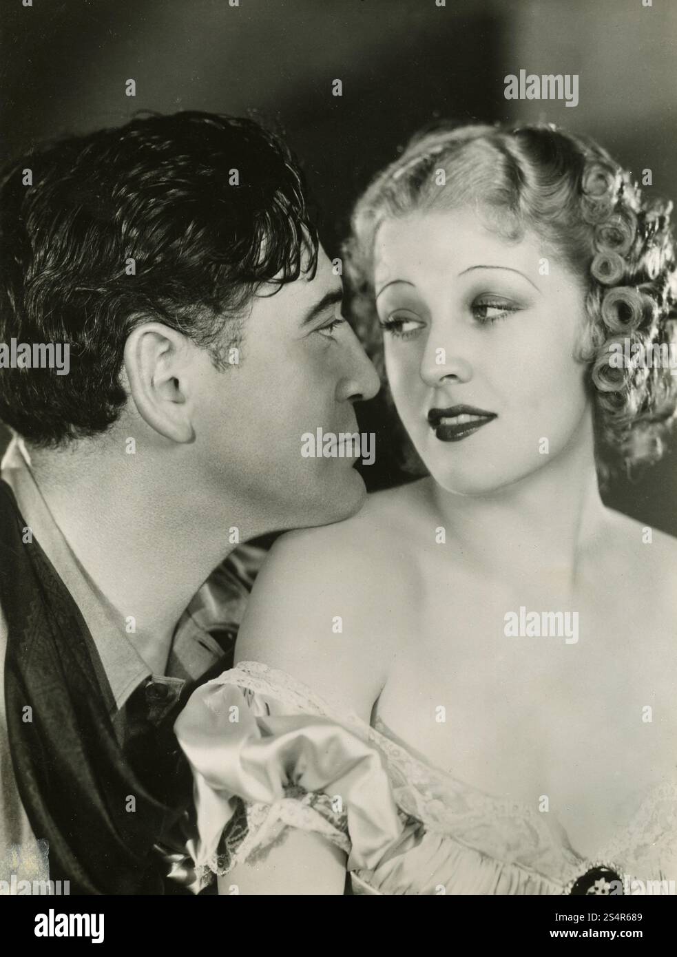 American actors Richard Dix and Margot Grahame in the movie The ...