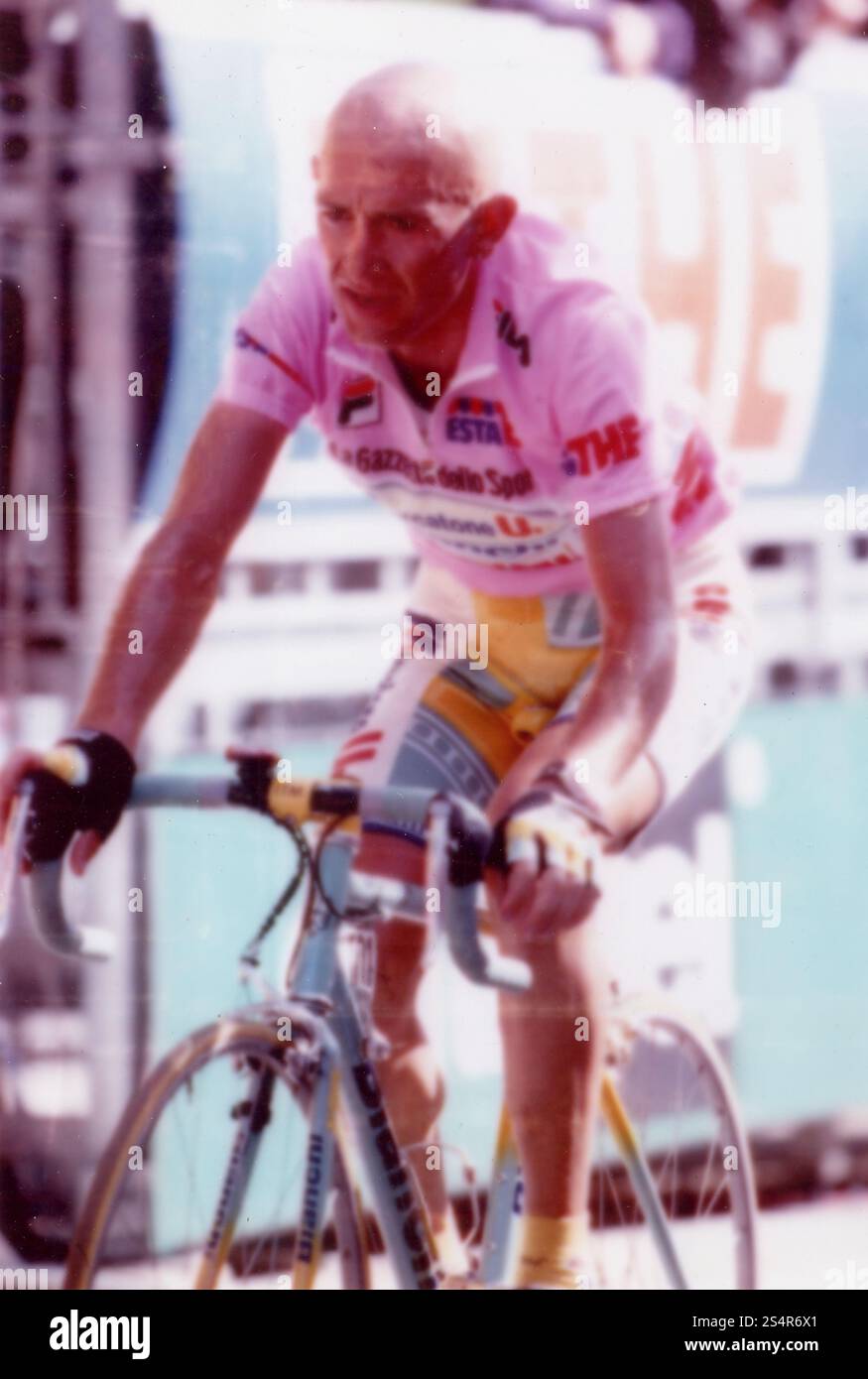 Italian professional road racing cyclist Marco Pantani, 1990s Stock ...