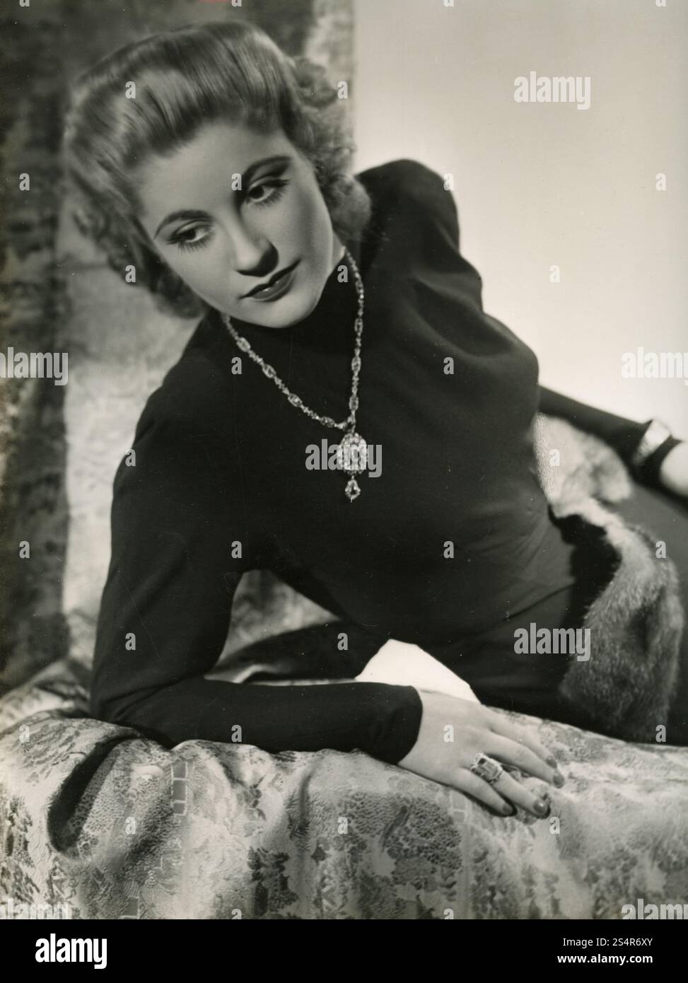 German film actress Gisela Uhlen, Germany 1944 Stock Photo - Alamy